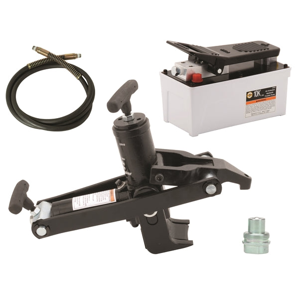 Omega Hydraulic Tyre Bead Breaker kit Including Head, Pump & Hose