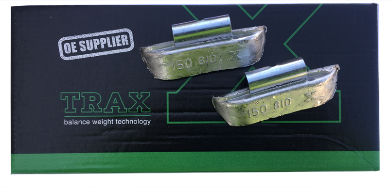 TRAX 150g Lead Wheel Weight for Truck Rims - Box of 10