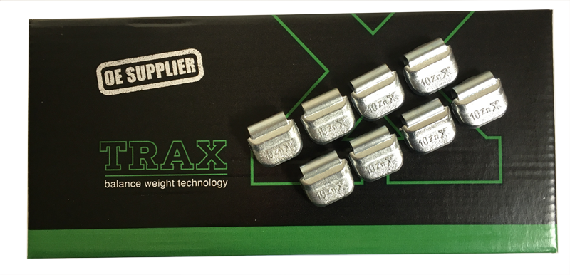 TRAX 10g Wheel Weight for Steel Wheels - Box of 100