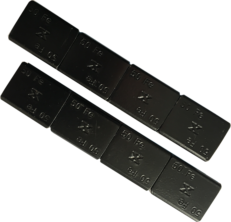 TRAX 50g Black Adhesive Truck Wheel Weights Lead Free