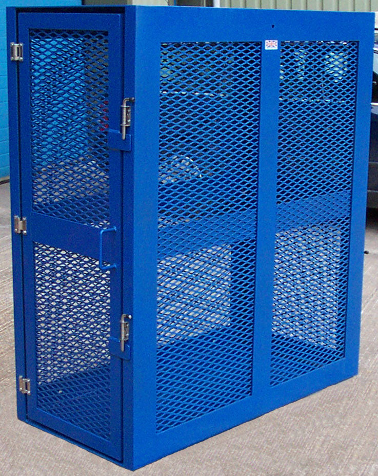 Mesh Enclosed Tyre Safety Cage 1830 x 1830 x 915mm