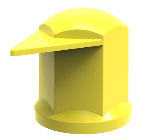 Wheel Nut Indicators Long Reach Style Flag at the Top Bag of 10