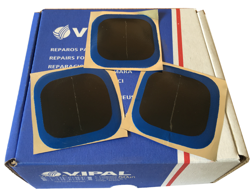 Vipal VF6 Universal Tyre Patches 50mm x 50mm Box of 80